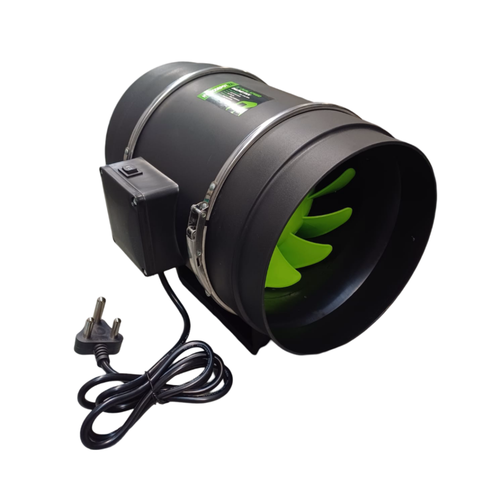 HydroDepot Dual Speed Inline Fan 200mm - Online Hydroponics Shop