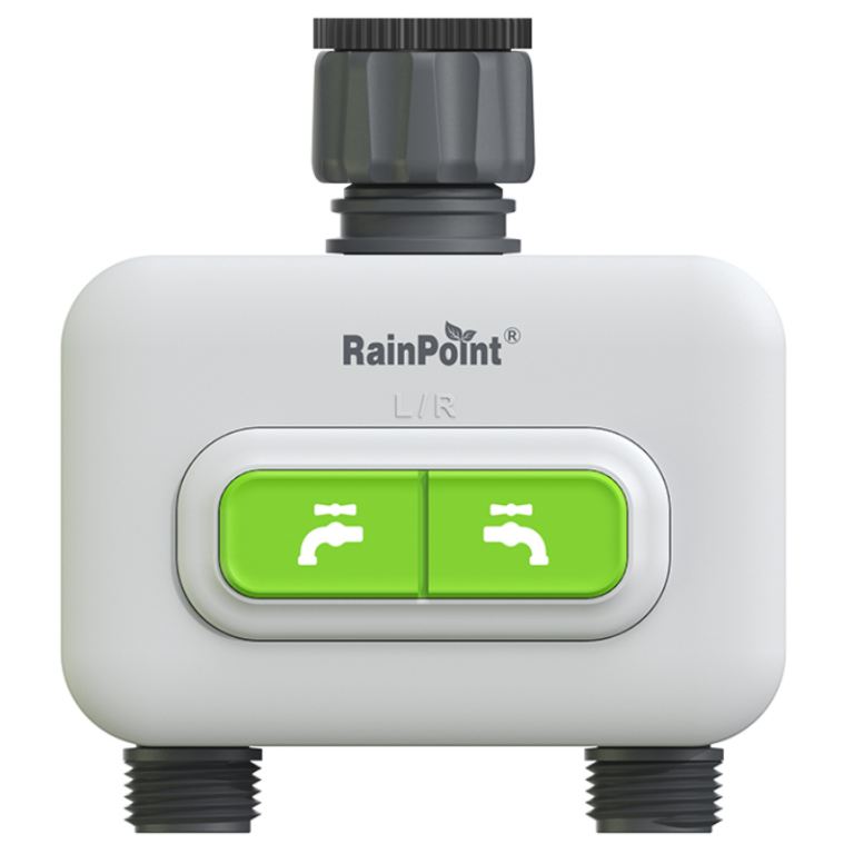 RainPoint Smart WiFi 2-Zone Irrigation Timer - Online Hydroponics Shop
