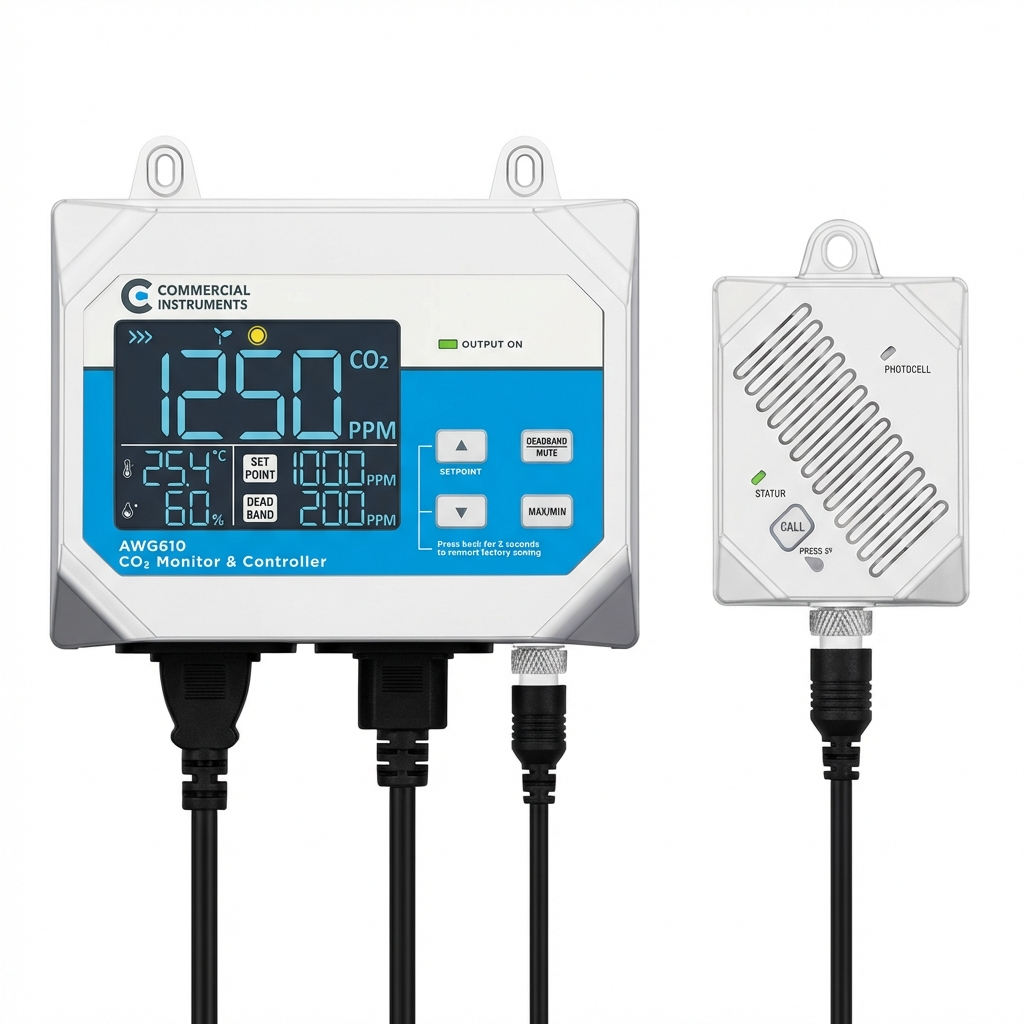 Commercial Instruments CO2 Controller - Online Hydroponics Shop